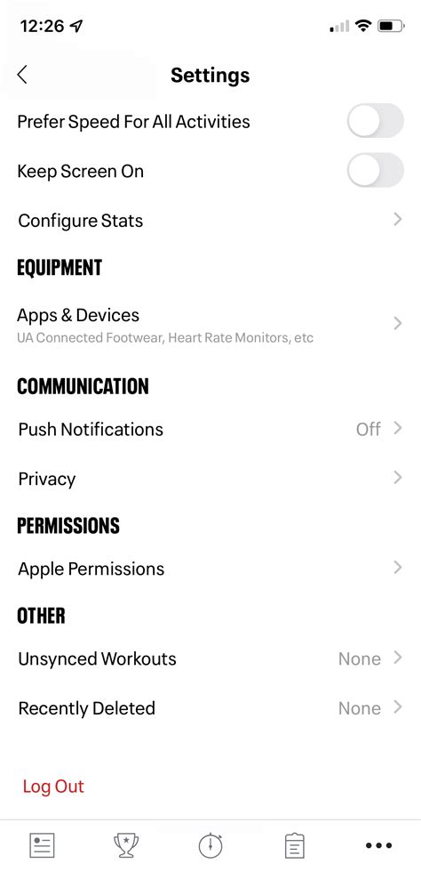 Syncing Unsaved Workouts Under Armour
