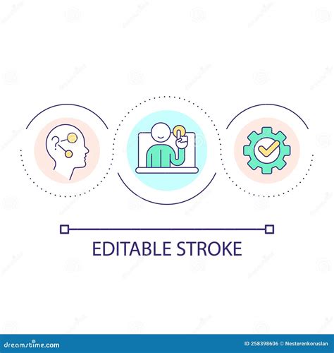 Usability Friendly Interface Loop Concept Icon Stock Vector Illustration Of Confirmed