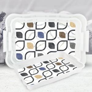 Trueware Plastic Serving Tray Platter Rectangular Shape Tray Serving Set Price In India Buy