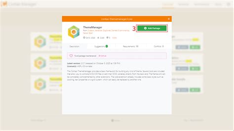 Installation Contao Thememanager