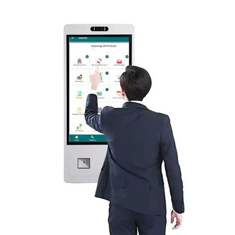 Restaurant Menu Touch Screen Kisok Self Checkout Machine Nfc Bill