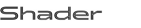 Shader In Use Fonts In Use