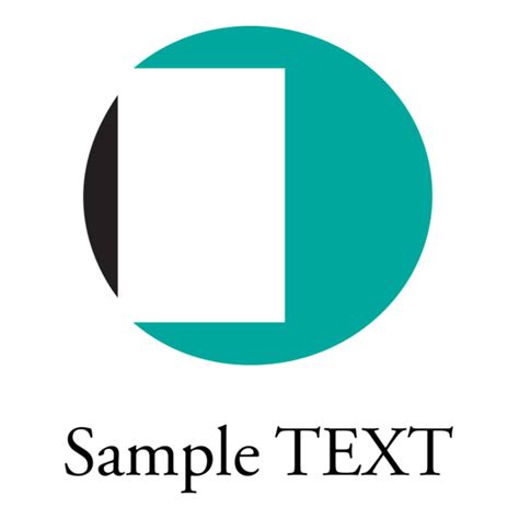 circle inside rectangle company logo png vector ai free download