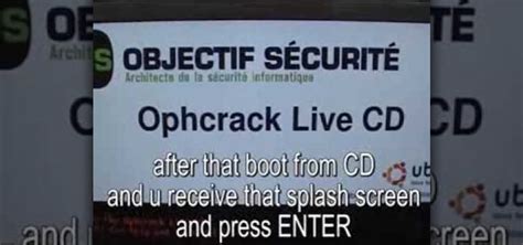how to hack into a windows pc with ophcrack operating systems
