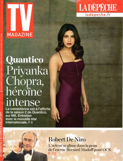 Priyanka Chopra Robert De Niro French Tv Magazine 2017 Ebay