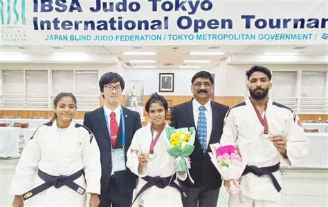 भारतीय दृष्टिबाधित जूडोकाओं ने जापान में लहराया तिरंगा
