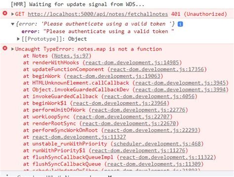 Notes Map Is Not A Function Issue CodeWithHarry INotebook React GitHub