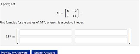 1 ﻿point ﻿letm [8 2111] Find Formulas For The