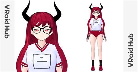Sofi Demon School Swinsuit Vroid Hub