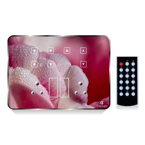 Remote Touch Switch Board Of 12 Module Size For 4 Lights 1 Fan 2 Socket
