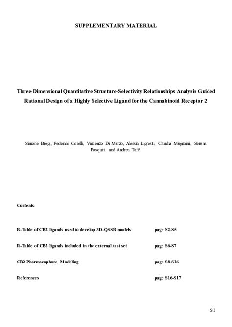 Pdf Three Dimensional Quantitative Structureselectivity Relationships Analysis Guided