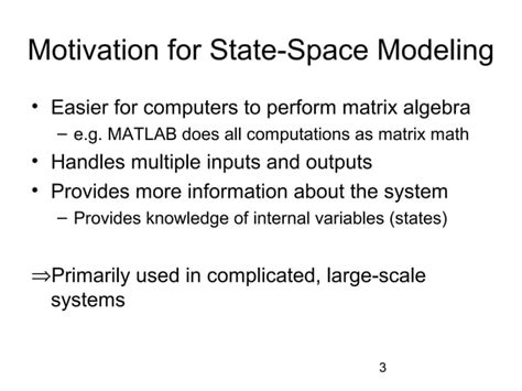 State Space Modelingintroduction Ppt Programming Languages Computing