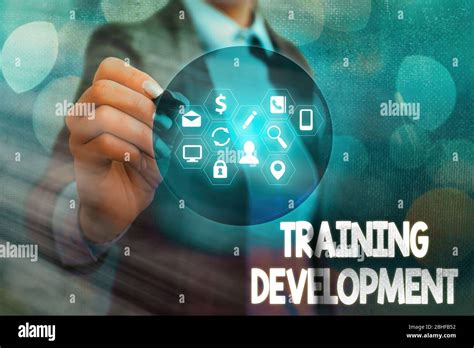 Writing Note Showing Training Development Business Concept For Learn