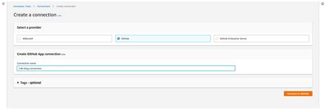 creating cdk pipelines with github source and codestar connection