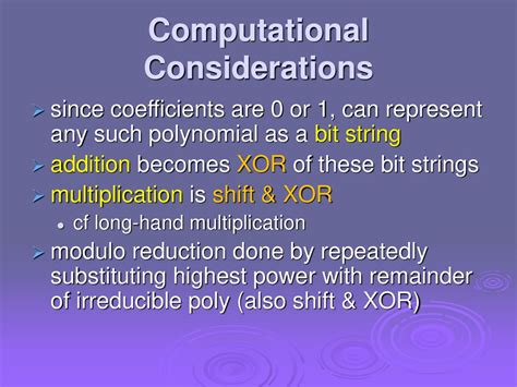 Applied Cryptography Ii Finite Fields Ppt Download
