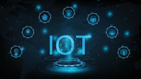 Internet Of Things Concept IOT Design Global Network Connection Communication Technology And