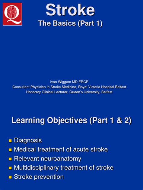 stroke [the basics] part 1 2023 pdf stroke clinical medicine