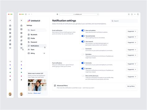 notification settings — untitled ui by jordan hughes® on dribbble