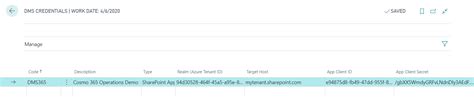 Create Sharepoint Online Authentication And Dms Credentials Cosmo