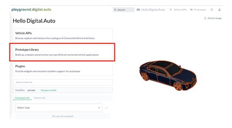 Create Hello World Prototype Digitalauto Playground Documentation
