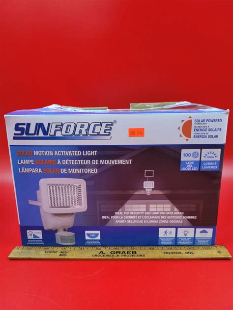 Sunforce Solar Motion Activated Light