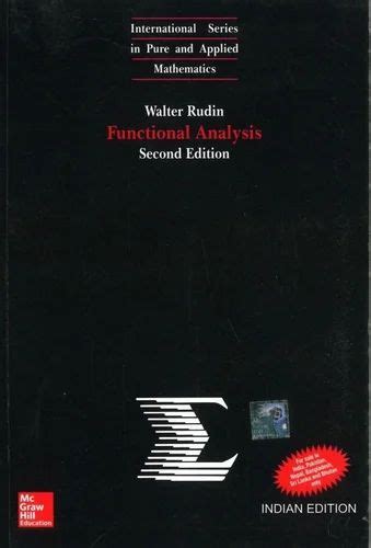 Walter Rudin Author English Functional Analysis Paperback Book