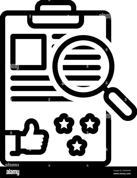 Icon For Evaluating Examining Stock Vector Image And Art Alamy