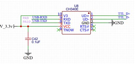 Stm32自己从零开始实操05接口电路原理图ch340e Csdn博客