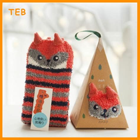 [clearance] 1 Pair Cute Design Thick Warm Confinement Winter Socks