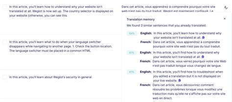 How Does Translation Memory Work Help Center