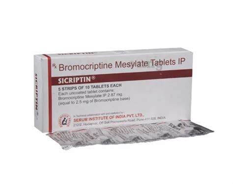 Bromocriptine Tablets Sicriptin Tablets Latest Price Manufacturers And Suppliers