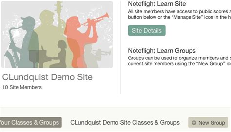 Managing Groups In Noteflight Learn Noteflight Notes