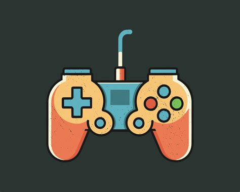 Joypad Vector Flat Color Icon Game Joystick Vector Graphics 34919192 Vector Art At Vecteezy