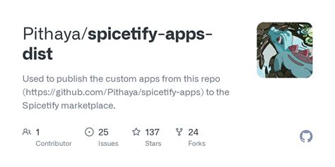 Github Pithayaspicetify Apps Dist Used To Publish The Custom Apps From This Repo