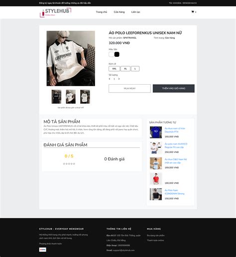 Full Source Code Website Bán Hàng Thời Trang Nam Aspnet Mvc Web Api