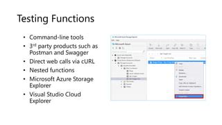 Azure Functions Serverless Computing PPTX