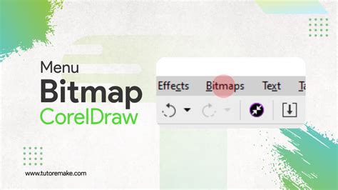 MENU BITMAP CORELDRAW TUTOR REMAKE