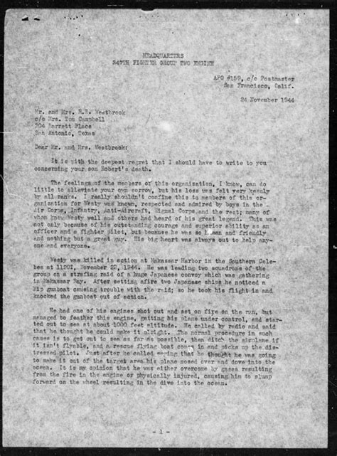 Robert Burdett “westy” Westbrook Jr 1917 1944 Find A Grave Memorial