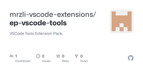Github Mrzli Vscode Extensionsep Vscode Tools Vscode Tools