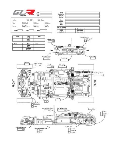 Glr Setup Sheet Pdf Vehicles Motor Vehicle