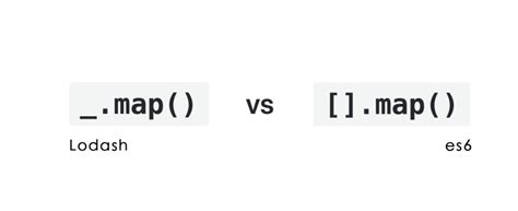 Performance Lodash Vs Es6 Map Hackernoon