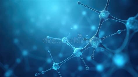 Abstract Scientific Background Featuring Interconnected Molecular