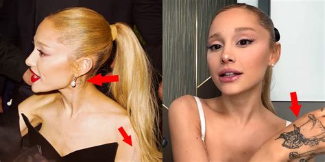 A Complete Guide To Ariana Grandes 61 Known Tattoos Business Insider