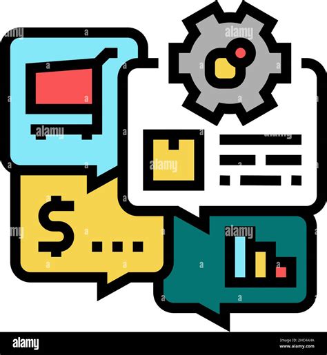 Sales Erp Color Icon Vector Illustration Stock Vector Image And Art Alamy