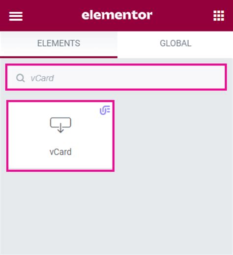 Vcard For Elementor Unlimited Elements Widget Library For Elementor Blocks Library For