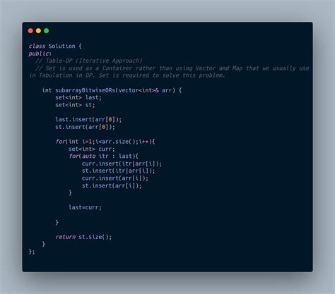 Dp 14 “ Bitwise Ors Of Subarrays ” By Yash Gaherwar Medium