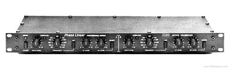 Phase Linear X20 Active Crossover Manual Hifi Engine