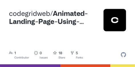 github codegridweb animated landing page using tweenmax