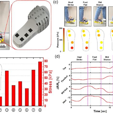 A Schematic Of A 3d Printed Gyroid Structured Pressure Sensor B