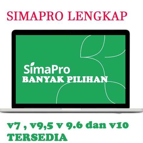 Jual Software Simapro Lengkap V7 V9 5 Dan V10 Shopee Indonesia